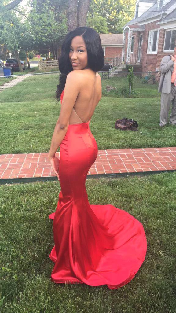 Halter Mermaid Backless Prom Dress E294 on Luulla