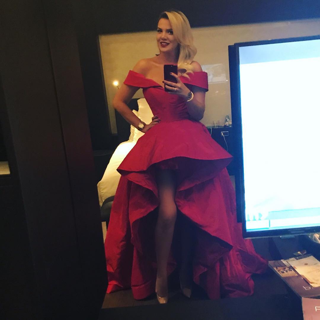 Off-shoulder High Low Prom Dress P310 on Luulla